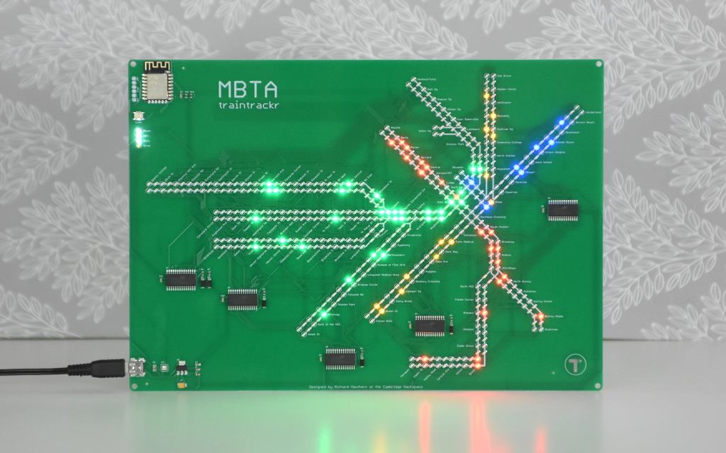 Boston MBTA - Dual Direction GLX - Traintrackr - Live LED Maps