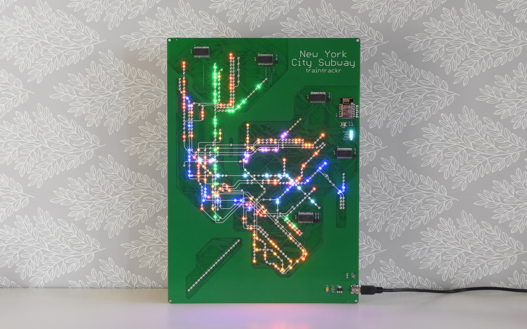 New York Map Trackr - Traintrackr - Live LED Maps